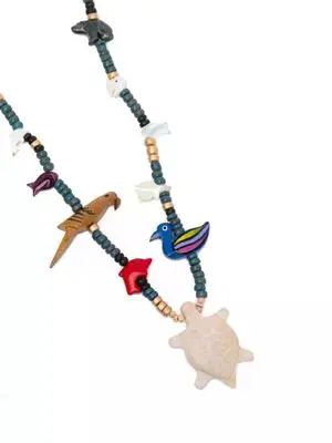BLAKLACE Beaded Animal Charm Necklace