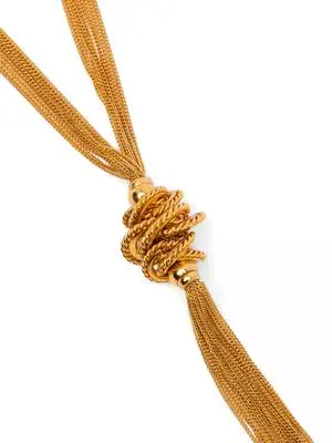 BLAKLACE Tasseled Knot Necklace