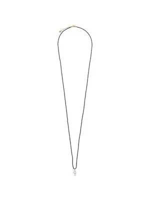 BLAKLACE Beaded Pendant Necklace - Black