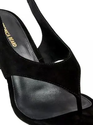 Veronica Beard Talon Slingback Sandals - Black