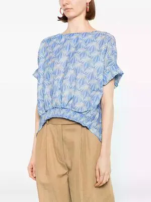 BLAKLACE Graphic Print Blouse