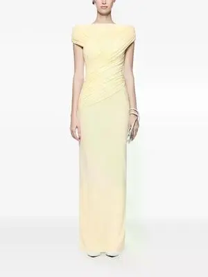 CHATS BY C.DAM Meriel Maxi Dress - Yellow