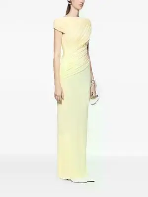 CHATS BY C.DAM Meriel Maxi Dress - Yellow