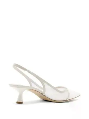 JIMMY CHOO Amita Lace Pumps - Neutrals