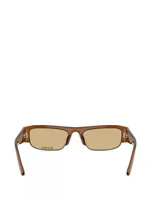 Miu Miu Vedette Rectangle-frame Sunglasses