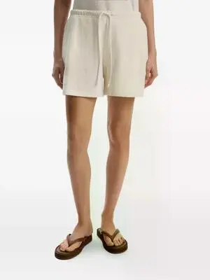 12 STOREEZ Textured Drawstring Shorts