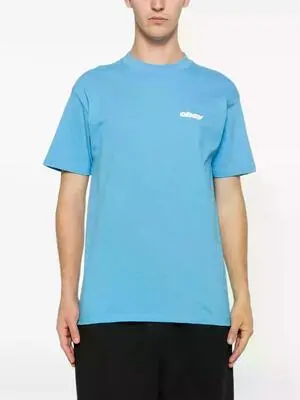 Obey Logo-print T-shirt - Blue