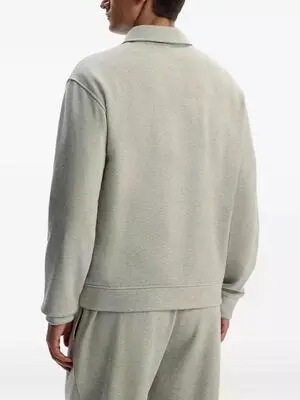 12 STOREEZ Mélange-effect Polo Shirt