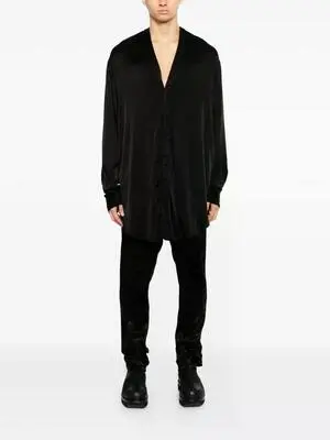 JULIUS V-neck Shirt - Black