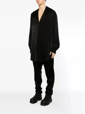 JULIUS V-neck Shirt - Black