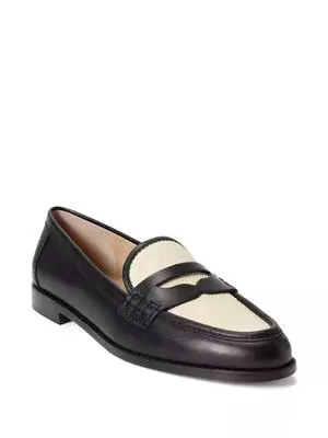 Ralph Lauren Leather Loafers - Black