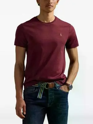 Polo Ralph Lauren Embroidered-logo T-shirt - Red