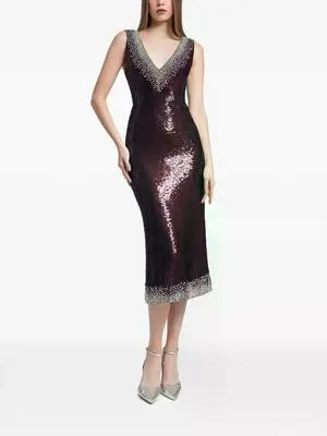 GEMY MAALOUF Sequined Midi Dress