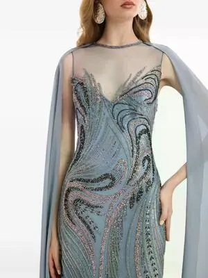 GEMY MAALOUF Beaded Maxi Dress