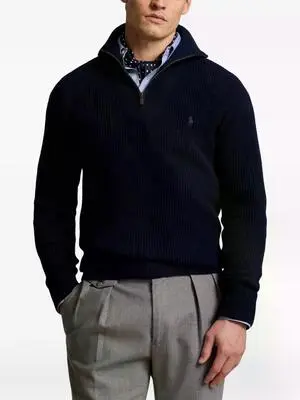 Polo Ralph Lauren Knit Zip Sweater - Blue
