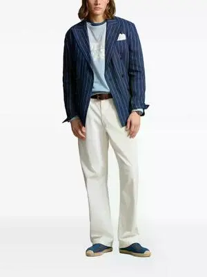 Polo Ralph Lauren Logo Patch Trousers - Neutrals
