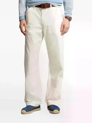 Polo Ralph Lauren Logo Patch Trousers - Neutrals