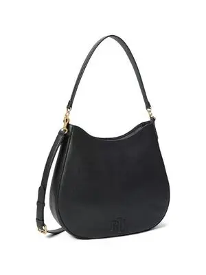 Ralph Lauren Logo-embossed Shoulder Bag - Black