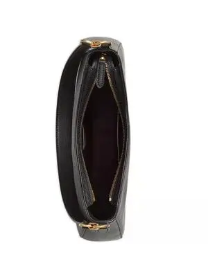 Ralph Lauren Logo-embossed Shoulder Bag - Black