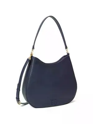 Ralph Lauren Embossed-logo Shoulder Bag - Blue