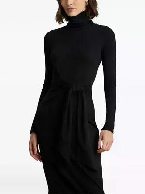 Ralph Lauren Tie-waist Midi Dress