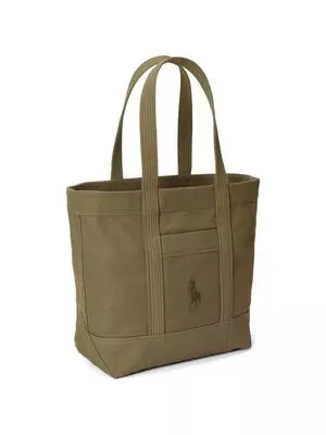 Polo Ralph Lauren Logo Appliqué Tote Bag - Green