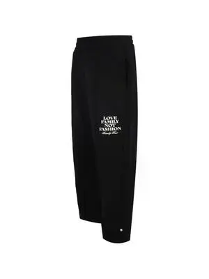 FAMILY FIRST Graphic Track Pants - Black