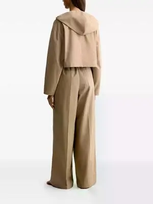 12 STOREEZ Elasticated-waist Trousers - Neutrals