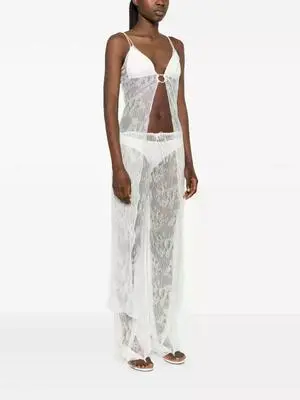 Oseree Lace Gem-embellished Kaftan