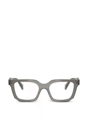 Prada Square-frame Eyeglasses - Grey