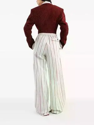 Dolce & Gabbana Striped Buttoned Shirt - White