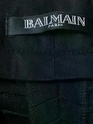 Balmain Cotton Straight-leg Trousers