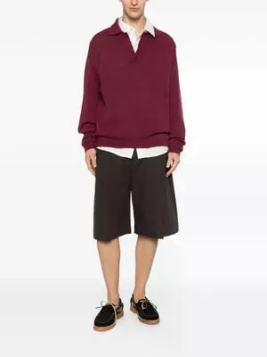 A KIND OF GUISE Marabou V-neck Sweater