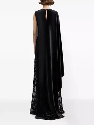 GEMY MAALOUF Embroidered Maxi Dress