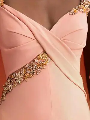 GEMY MAALOUF Beaded-straps Maxi Dress