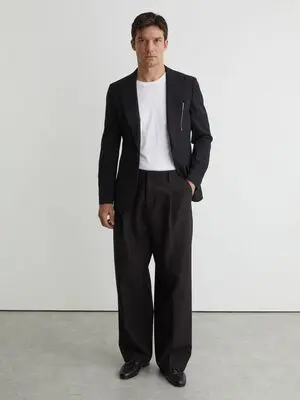REISS Tumbled-leather Tassel-detail Loafers