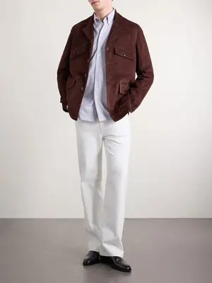Paul Smith Button-down Collar Striped Cotton-poplin Shirt