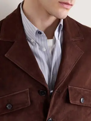 Paul Smith Button-down Collar Striped Cotton-poplin Shirt