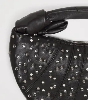 LEMAIRE Mini Leather Fortune Croissant Shoulder Bag