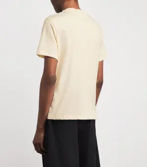 Sandro Cotton Crochet T-shirt - Beige