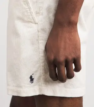 Polo Ralph Lauren Cotton Corduroy Prepster Shorts - Ivory