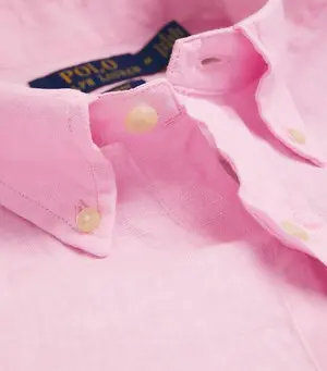 Polo Ralph Lauren Linen Custom Fit Shirt - Pink