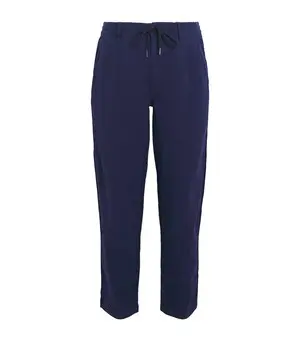 Polo Ralph Lauren Linen Drawstring Trousers - Navy