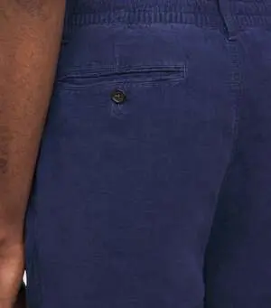 Polo Ralph Lauren Linen Drawstring Trousers - Navy