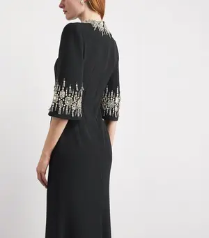 Jenny Packham High-neck Ilana Gown - Black