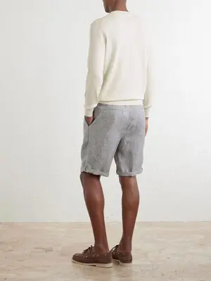 Brunello Cucinelli Knitted Cotton Crewneck Sweater