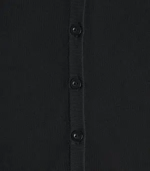 Sandro Buttoned Cropped Cardigan