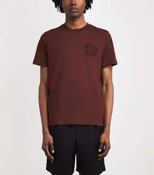 Sandro Cotton Crochet T-shirt - Brown