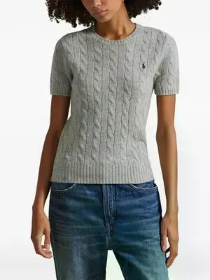 Polo Ralph Lauren Cable-knit Short-sleeve Top