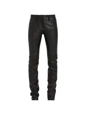 AARON ESH Paneled Leather Trousers